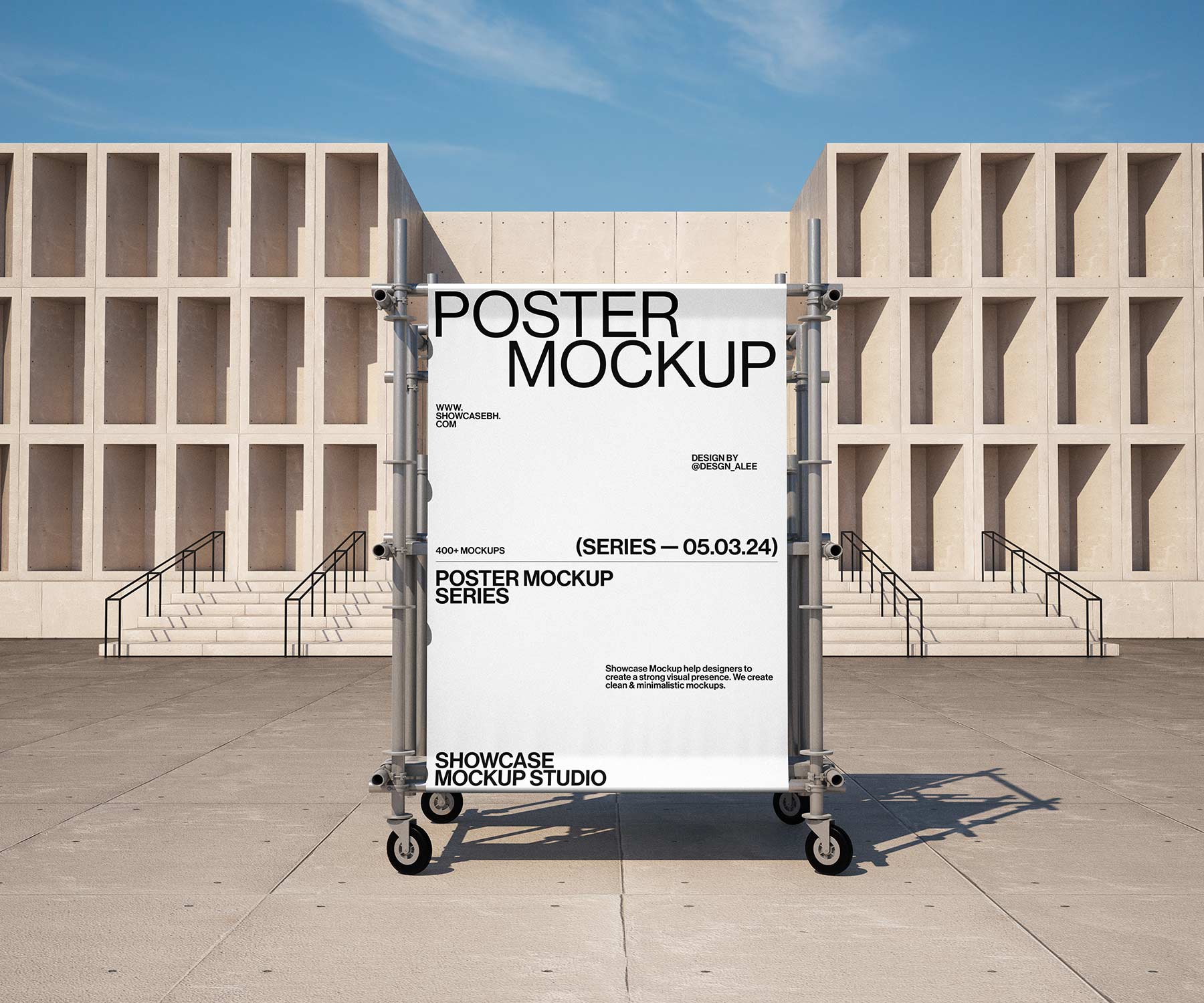 ARCH_Poster Mockup Series – Showcase Mockup Studio
