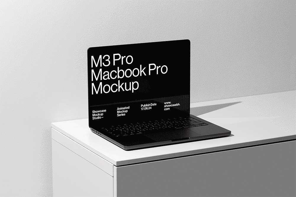 M3_Animated MacBook Mockup Series – Showcase Mockup Studio