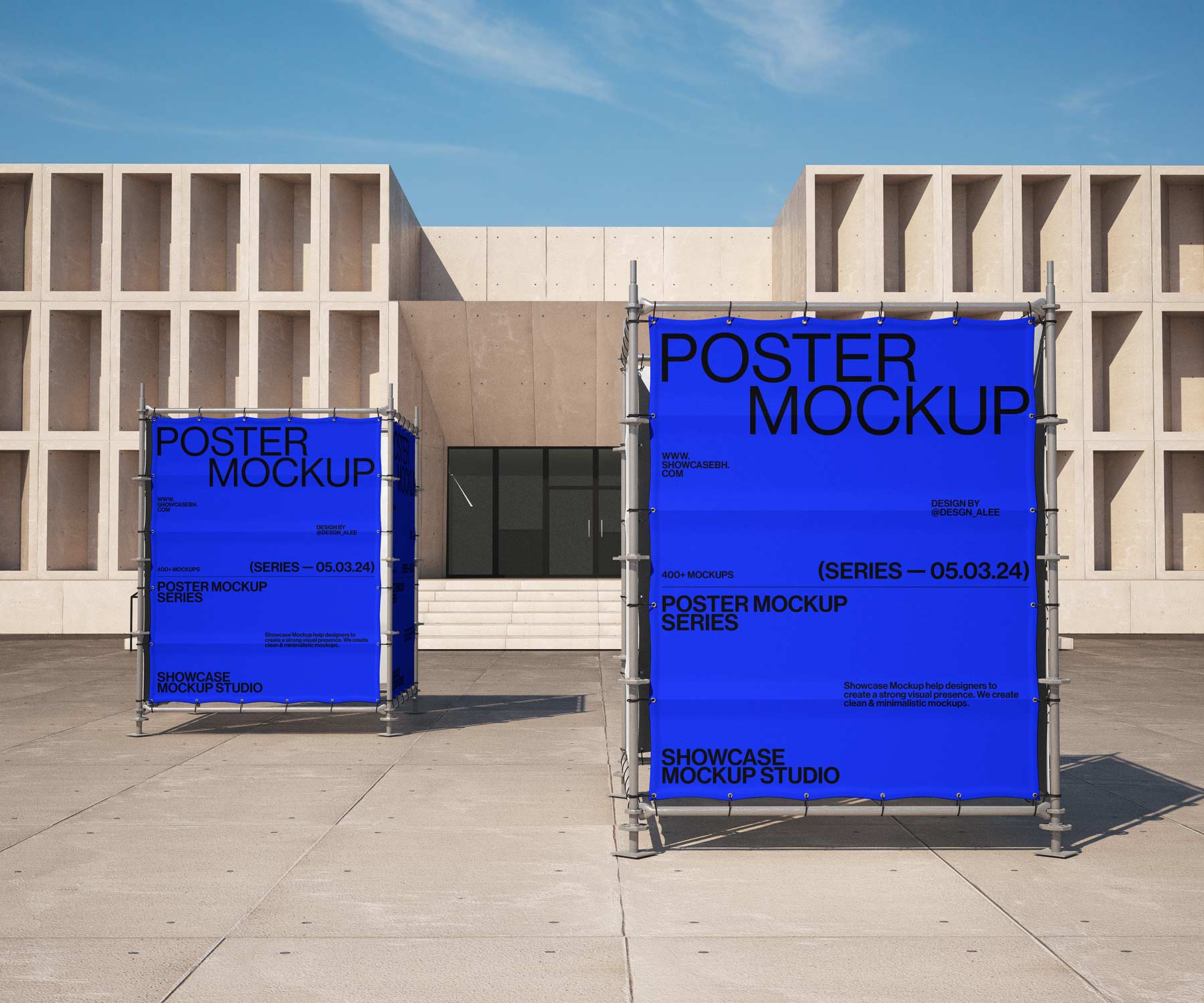 ARCH_Poster Mockup Series – Showcase Mockup Studio