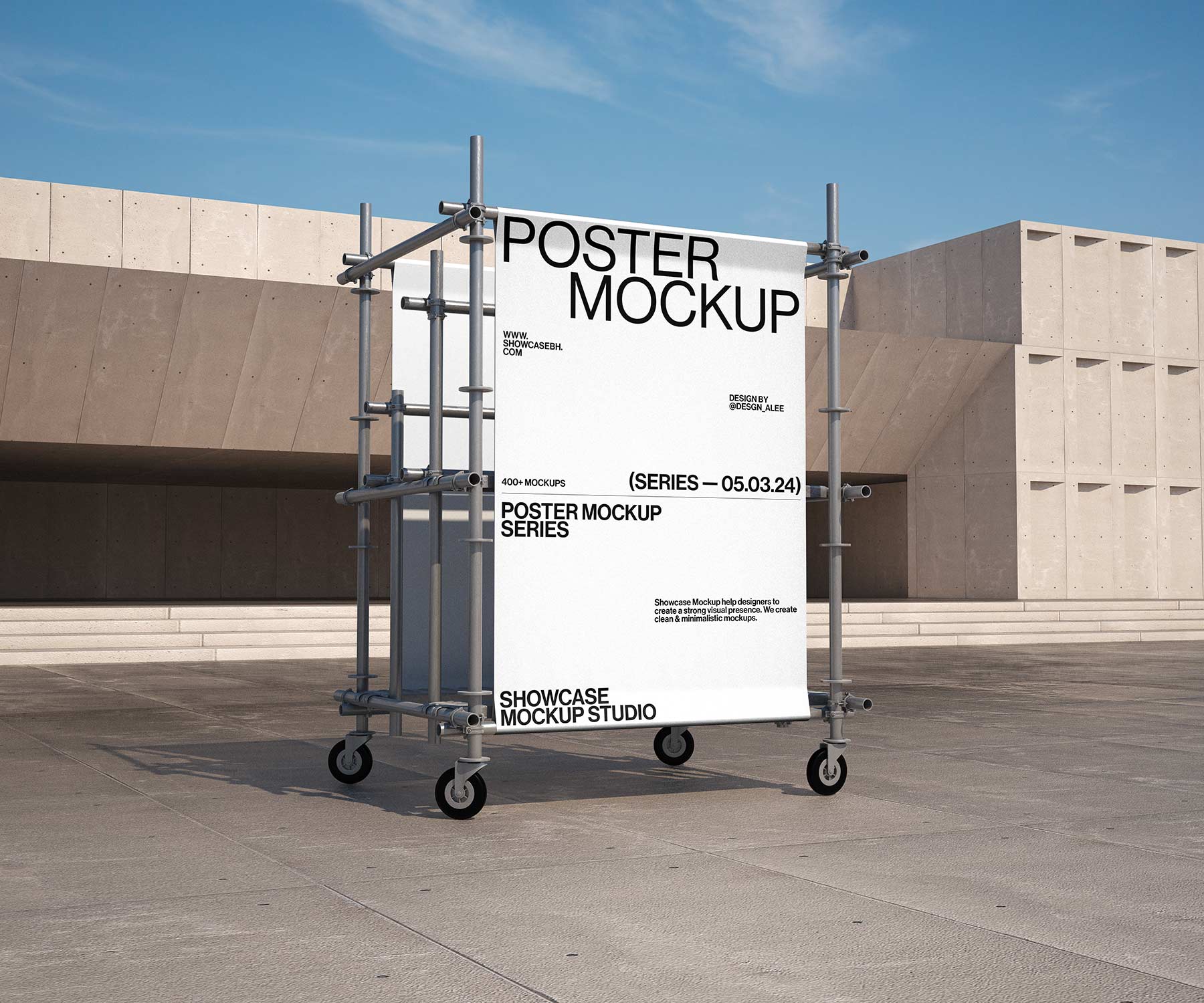 ARCH_Poster Mockup Series – Showcase Mockup Studio