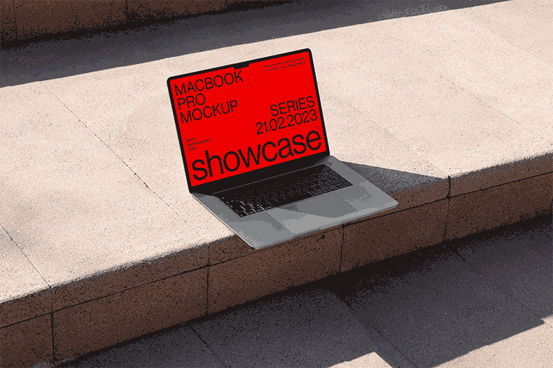BB_Animated MacBook Mockup Series – Showcase Mockup Studio