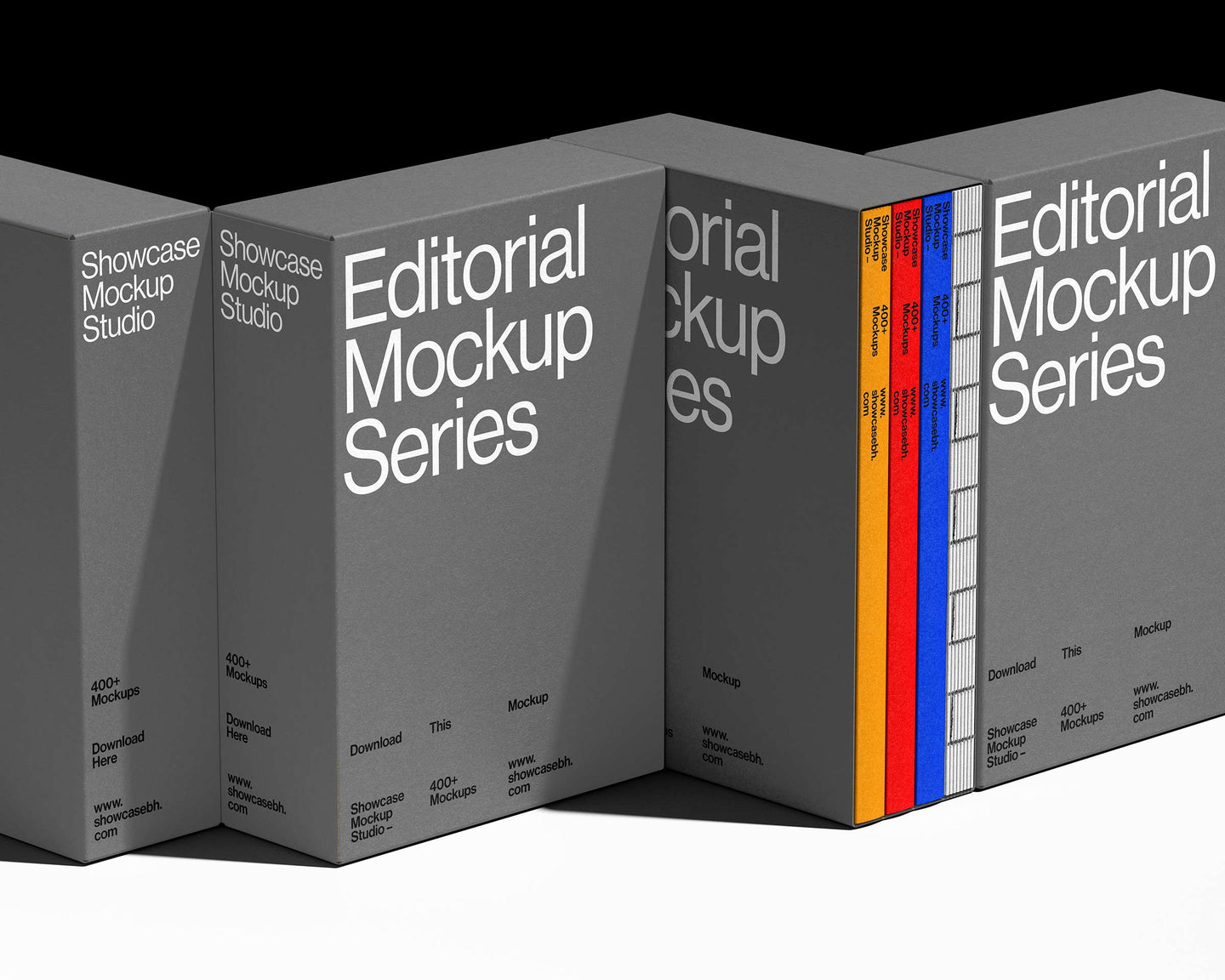 BF7 Book Folder Mockup Series – Showcase Mockup Studio