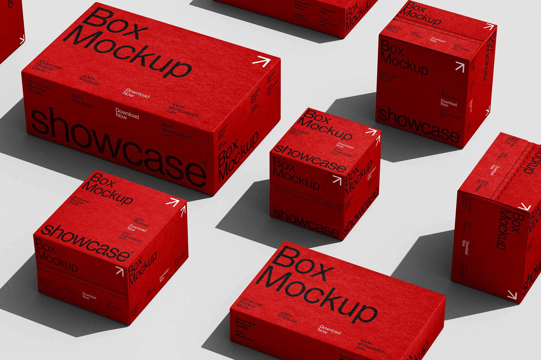 BP_Box Packaging Mockup Series – Showcase Mockup Studio