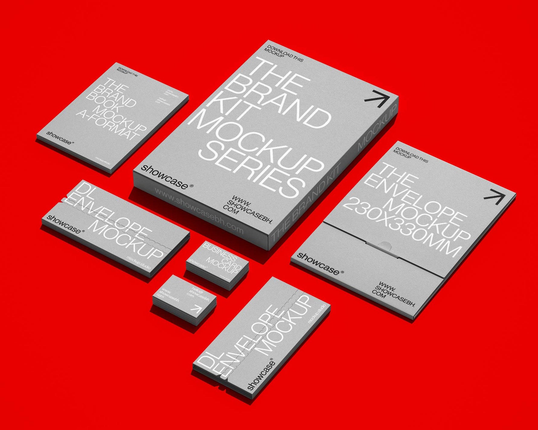 Brandkit03_Branding Mockup Set – Showcase Mockup Studio