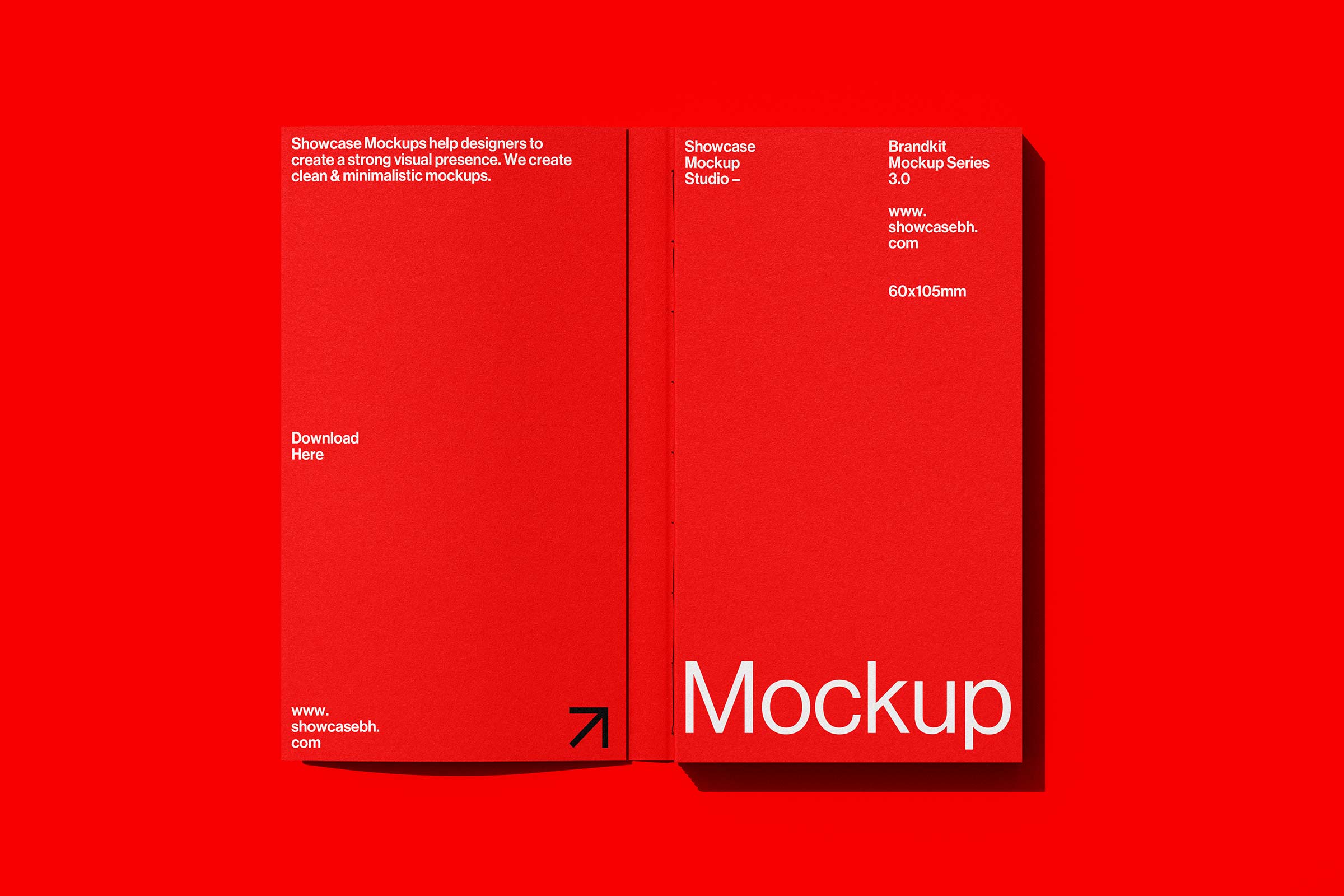 Brandkit307_Book Mockup – Showcase Mockup Studio
