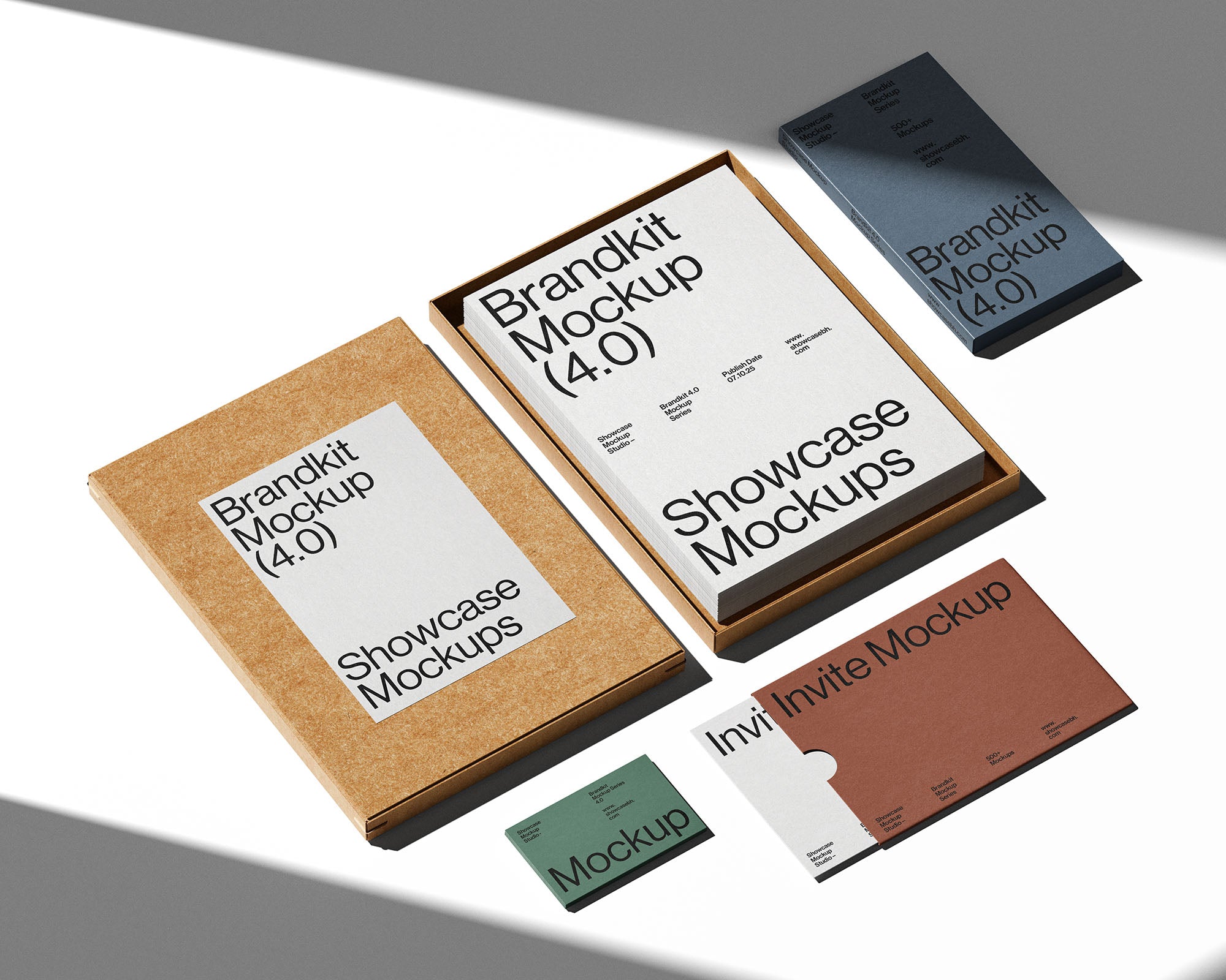 Brandkit Mockup Series 4.0 – Showcase Mockup Studio