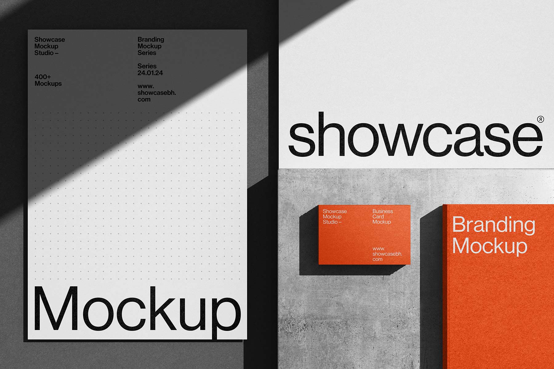 CB_Branding Mockup Series – Showcase Mockup Studio