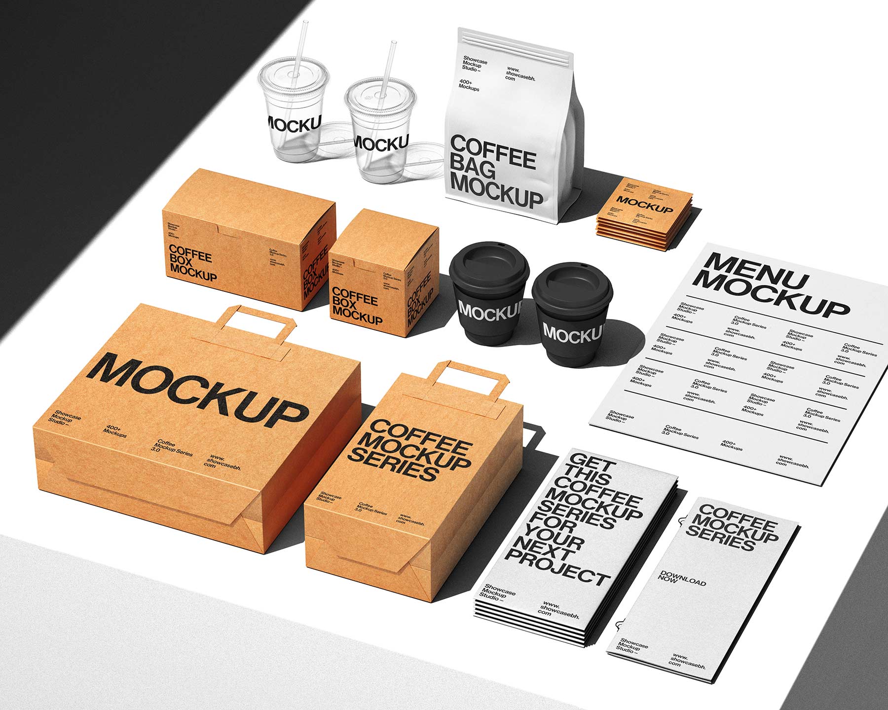 C3_Coffee Mockup Series – Showcase Mockup Studio