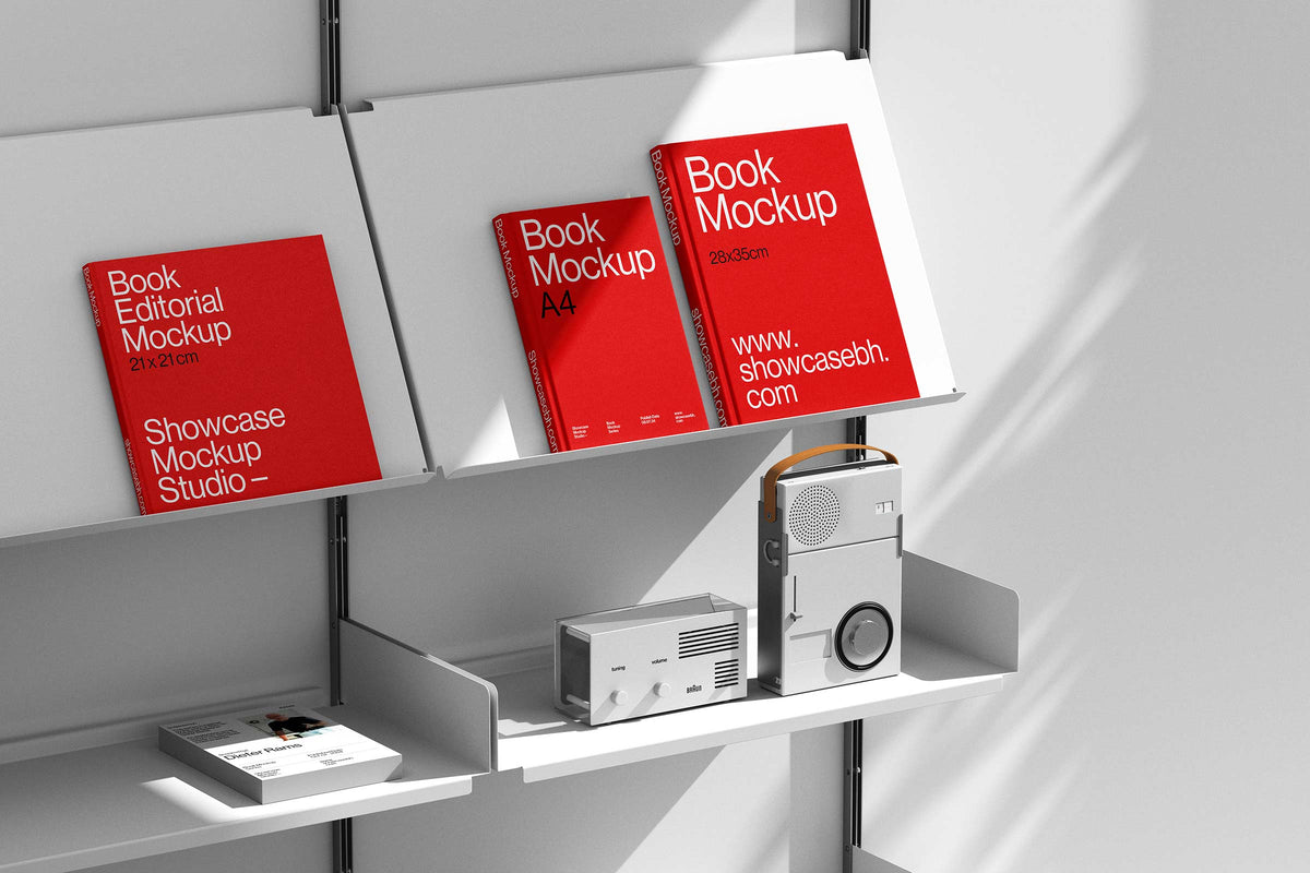 RM_Book Mockup Bundle – Showcase Mockup Studio