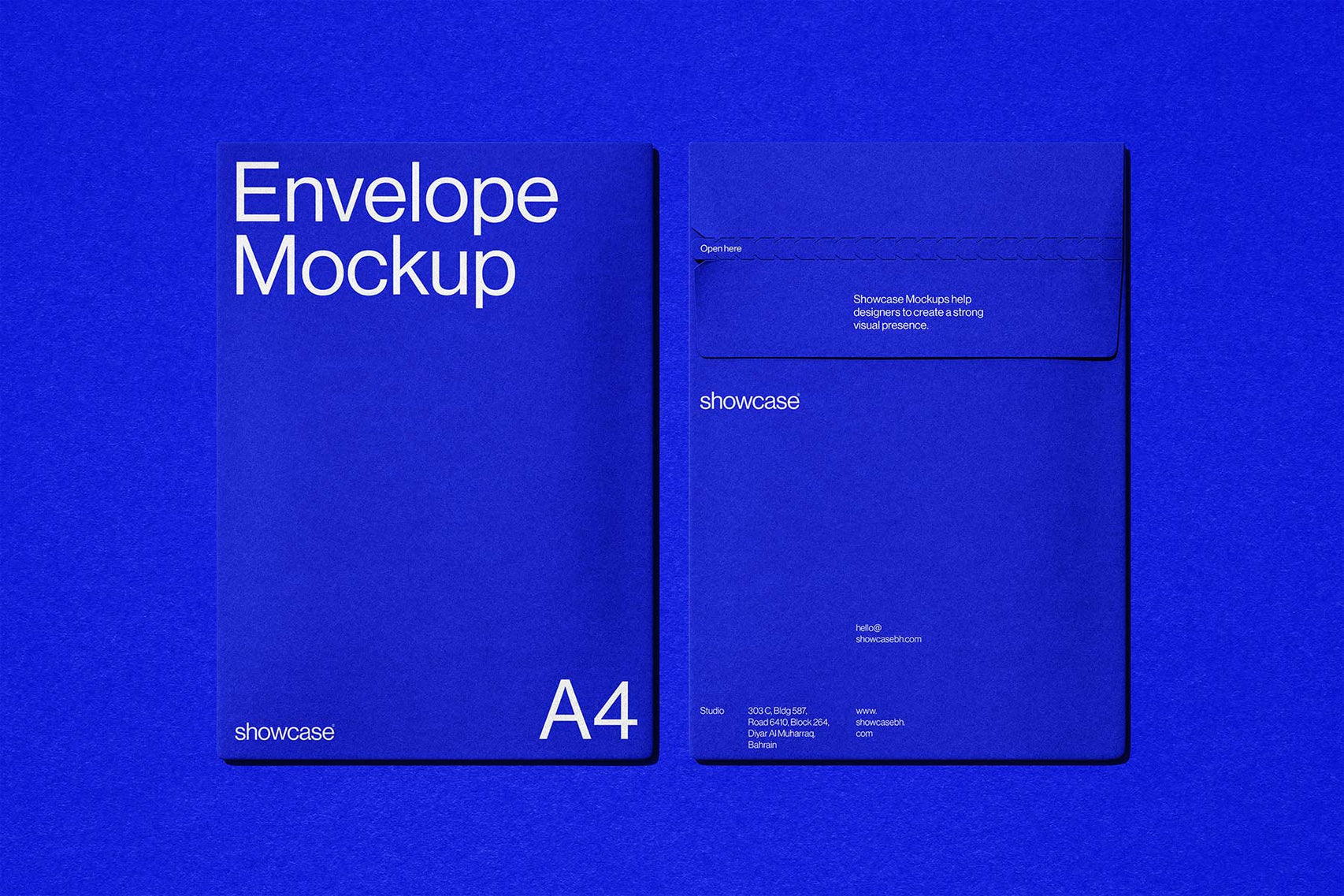 GB07_Envelope Mockup – Showcase Mockup Studio