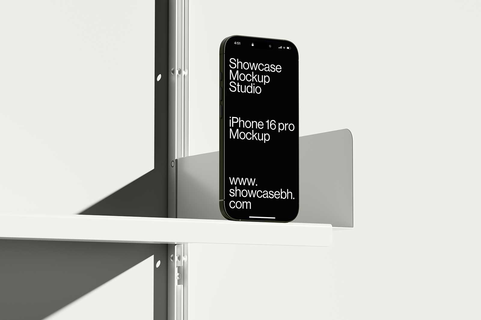 RAMS06_iPhone 16 Pro Mockup – Showcase Mockup Studio