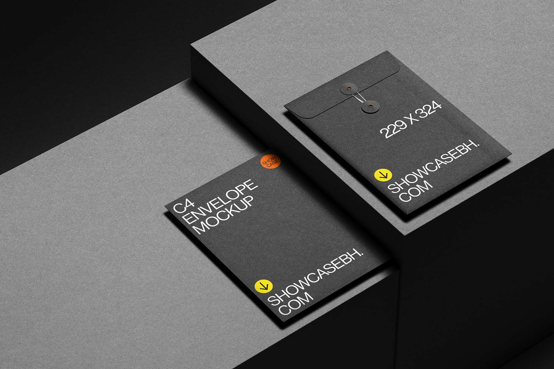 SL04_Envelope Mockup – Showcase Mockup Studio