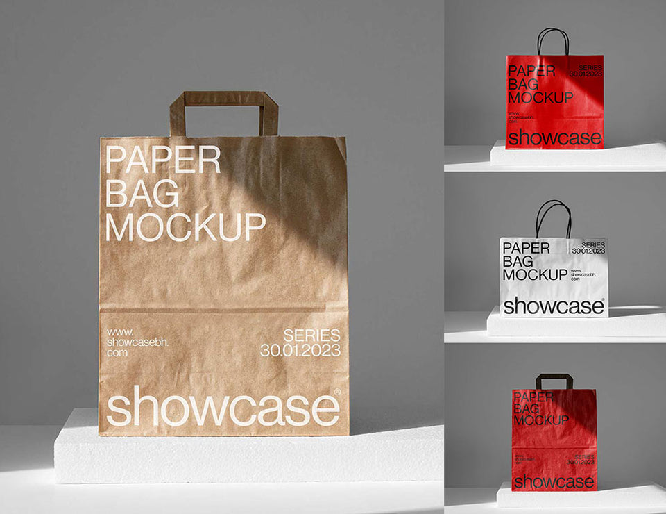 Paperbag Mockup Bundle – Showcase Mockup Studio