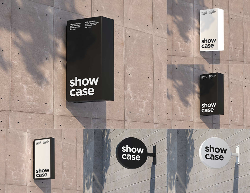 Sign Mockup Bundle – Showcase Mockup Studio