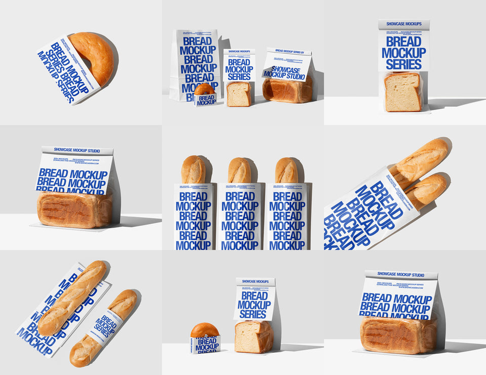 Bread_Mockup Series – Showcase Mockup Studio
