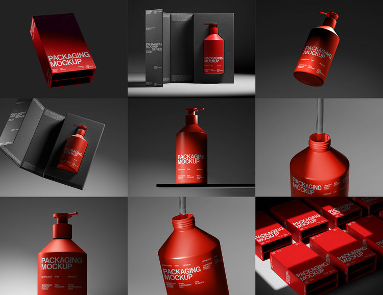 SC3_Soap Bottle Mockup Bundle – Showcase Mockup Studio